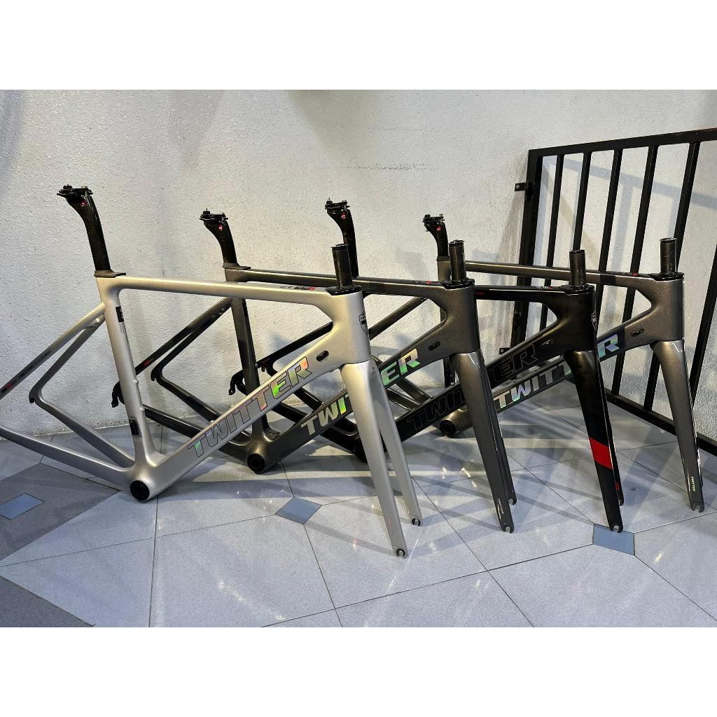 TWITTER ROAD BIKE CARBON FRAMESET R10 /THUNDER / STEALTH PRO 700C RIM ...