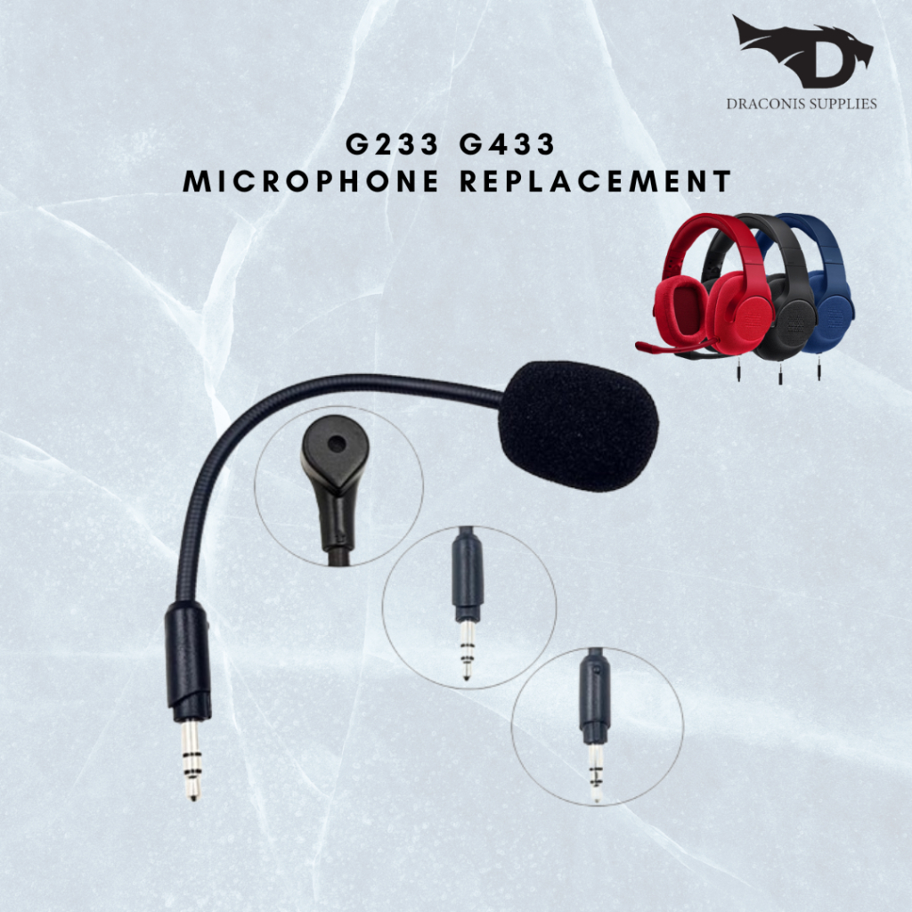 🔥𝗥𝗘𝗔𝗗𝗬 𝗦𝗧𝗢𝗖𝗞 ️‍🔥Replacement Microphone Logitech G233 G433 Headset 3.5mm ...