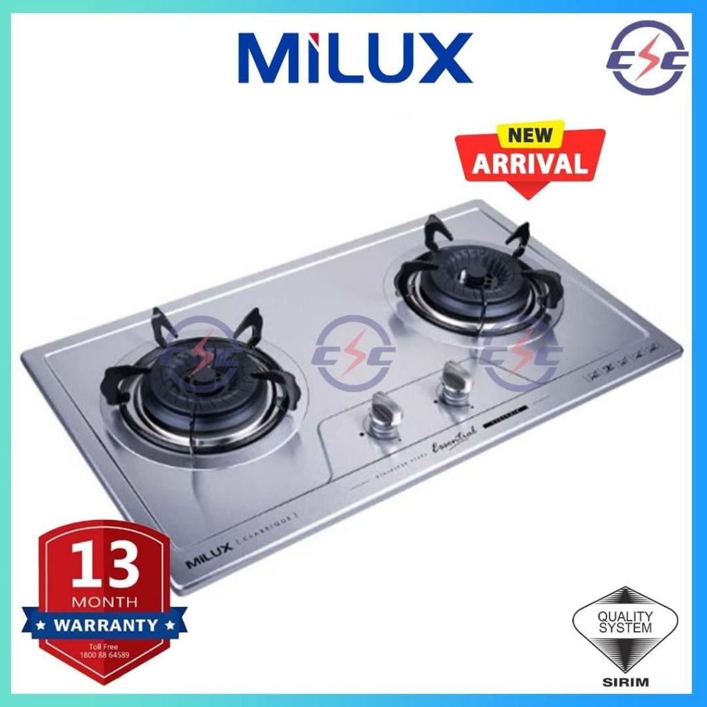 Milux Stainless Steel Built-in Hob Gas Cooker Stove Dapur Gas MGH-S634M ...