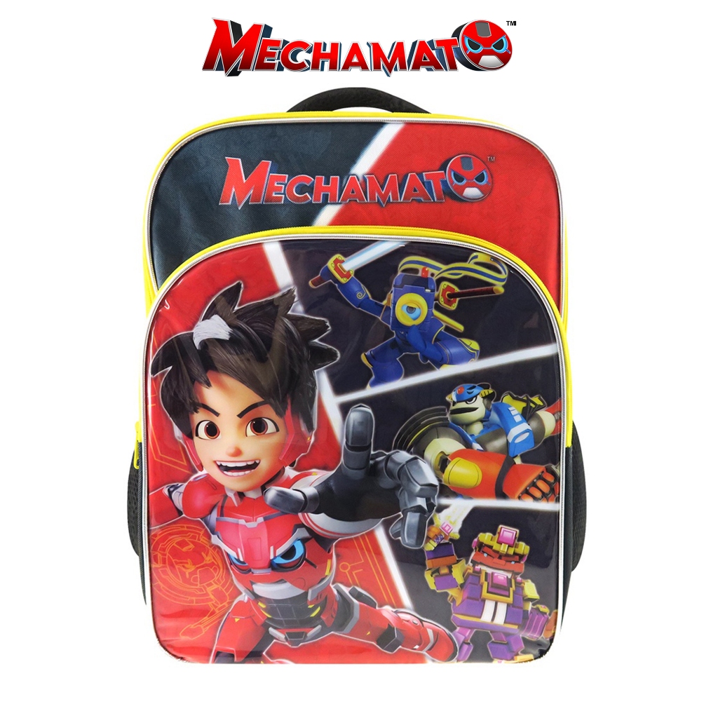 🤖New! Mechamato Amato MechaBot Primary School Bag / Backpack / Beg ...