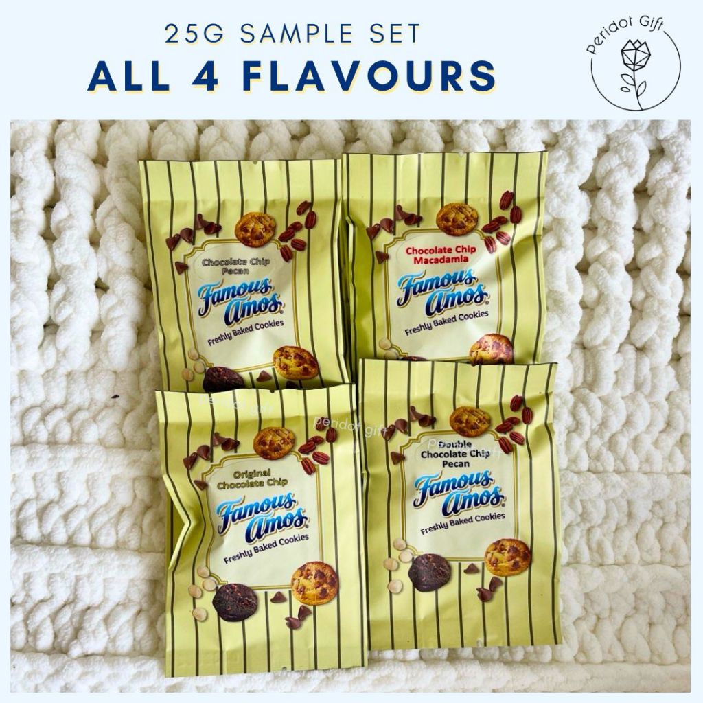 (5pcs) Famous Amos Cookies - 25G small pkt - Doorgift Party Favor ...