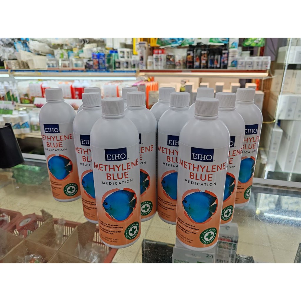 EIHO Methylene Blue (highly concentrated) 500ml protozoan parasite and ...