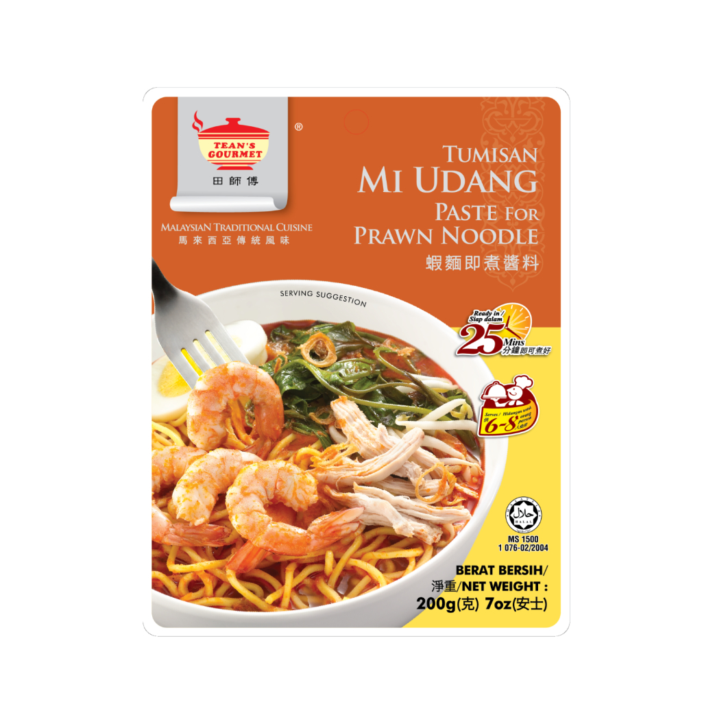 Tean's Gourmet 田師傅 Paste For Prawn Noodle (200g) | Shopee Malaysia