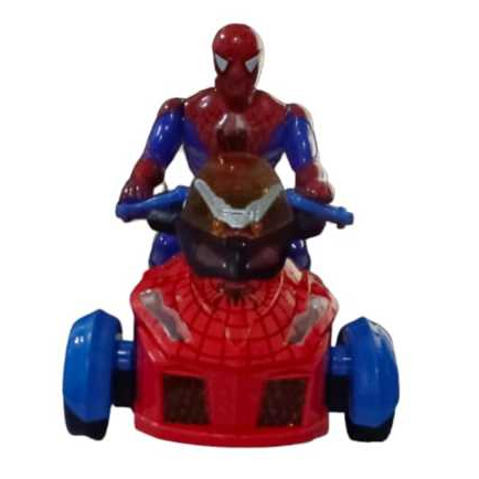 Spiderman motor 360° Driving Musical Toys With Sound & Light | Shopee ...