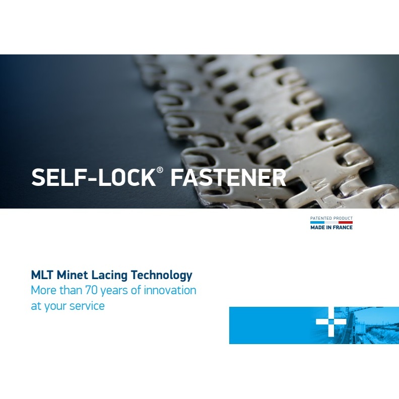 Minet Lacing Technology MLT Self-Lock Staples Fastener for Conveyor ...