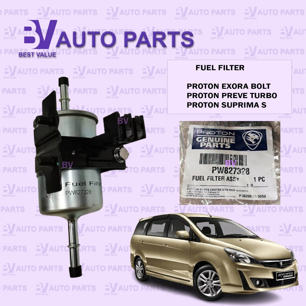 100% Original Part Proton PW827328 Fuel Filter With Bracker Proton ...
