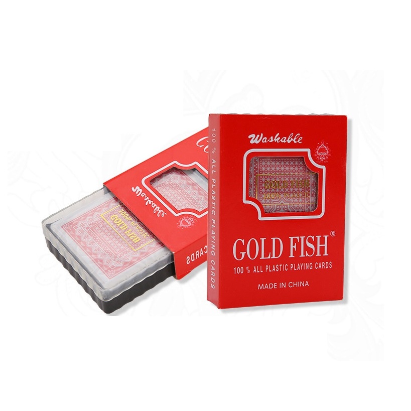 GOLD FISH PLAYING CARDS 100% PLASTIC/POKER (1 PCS) | Shopee Malaysia