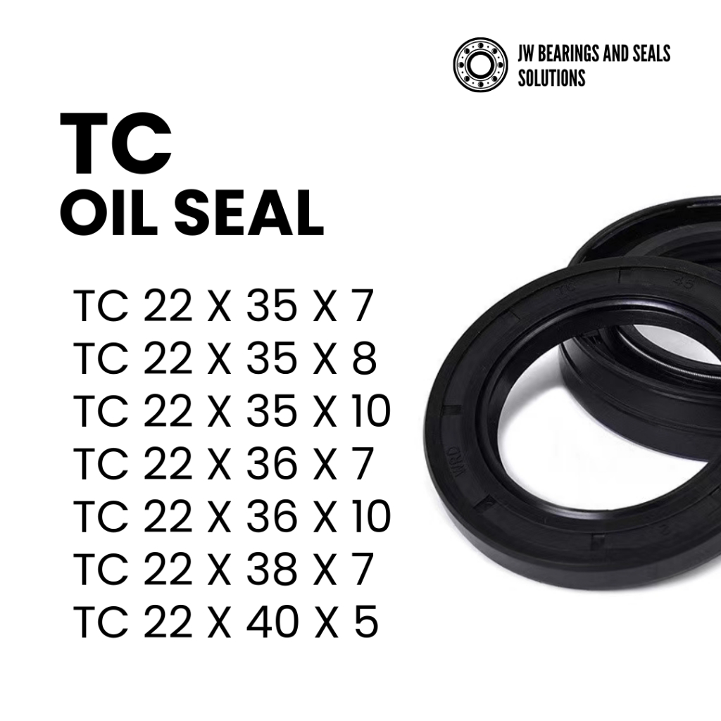 [HIGH QUALITY] TC OIL SEAL TC 22x35x7 / TC 22x35x8 / TC 22x35x10 / TC ...
