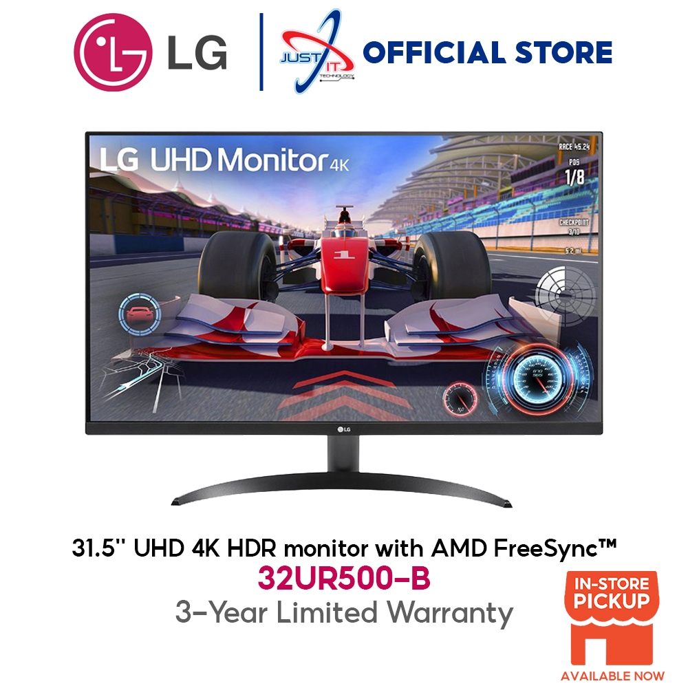 LG AMD Free Sync Monitor (31.5") 32UR500/32UR500-B | Shopee Malaysia