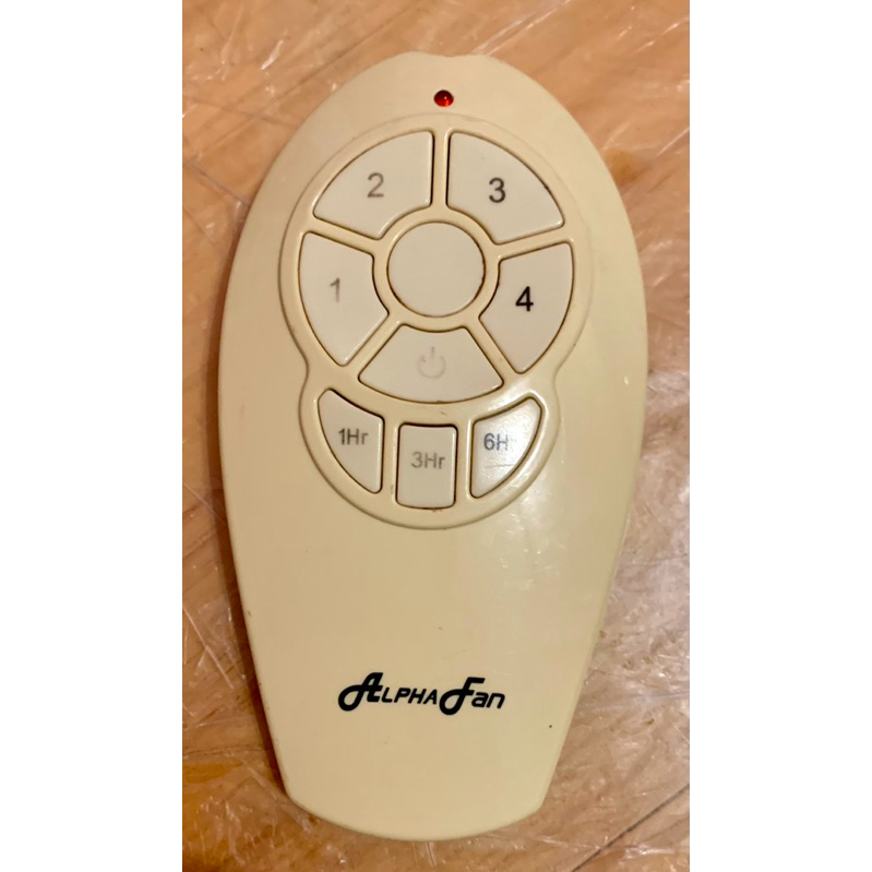 ORIGINAL REMOTE CONTROL OF ALPHA CEILING FAN MODEL IR/4S-C | Shopee ...