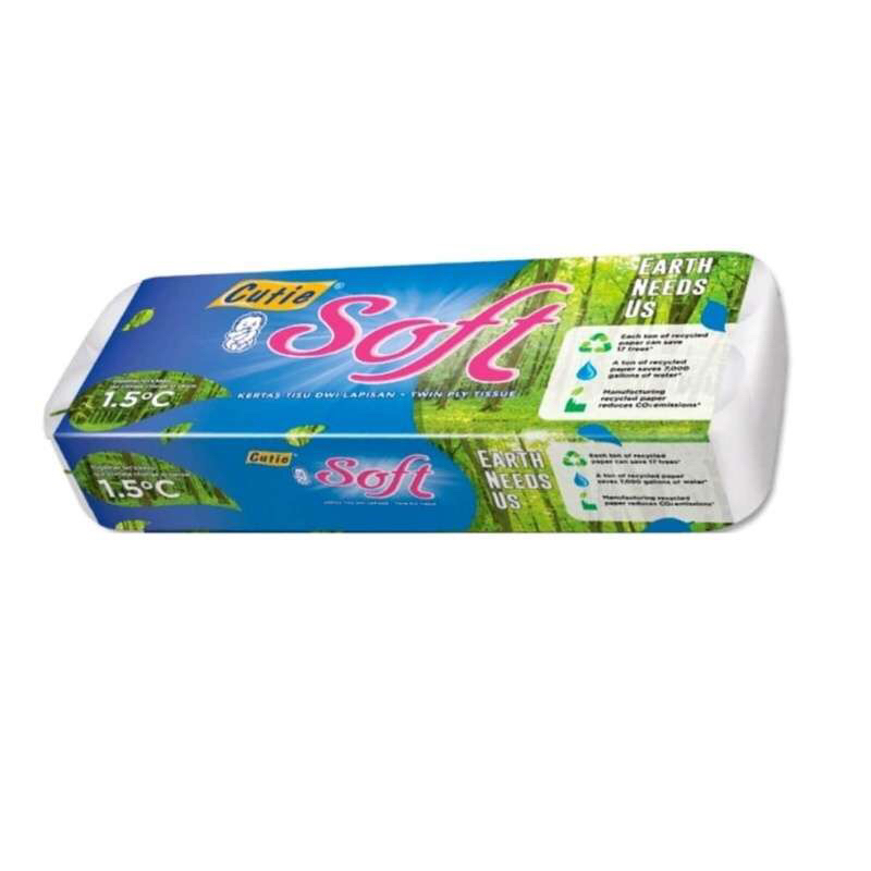 Cutie soft roll tissue (10 Rolls) 200 sheets + 20 sheets / PREMIER 3 PLY Toilet Roll | Toilet ...