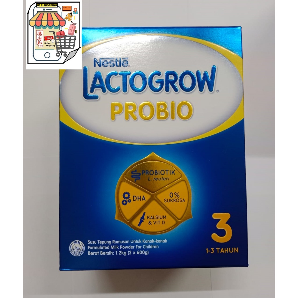 NESTLE LACTOGROW PROBIO 3 1.2KG/1.75KG | Shopee Malaysia