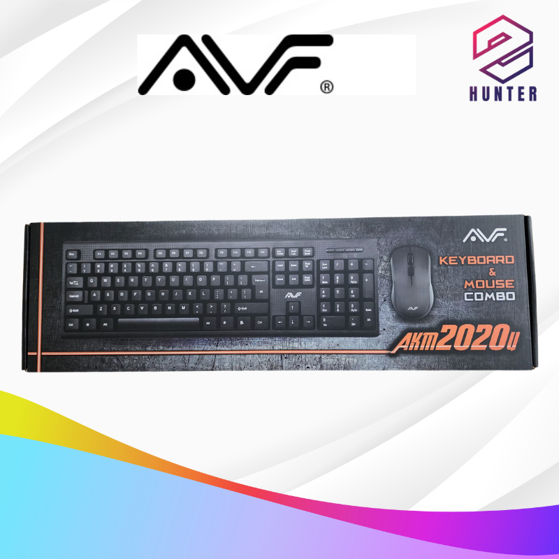 AVF AKM2020U Wired Keyboard & Mouse Combo USB | Shopee Malaysia