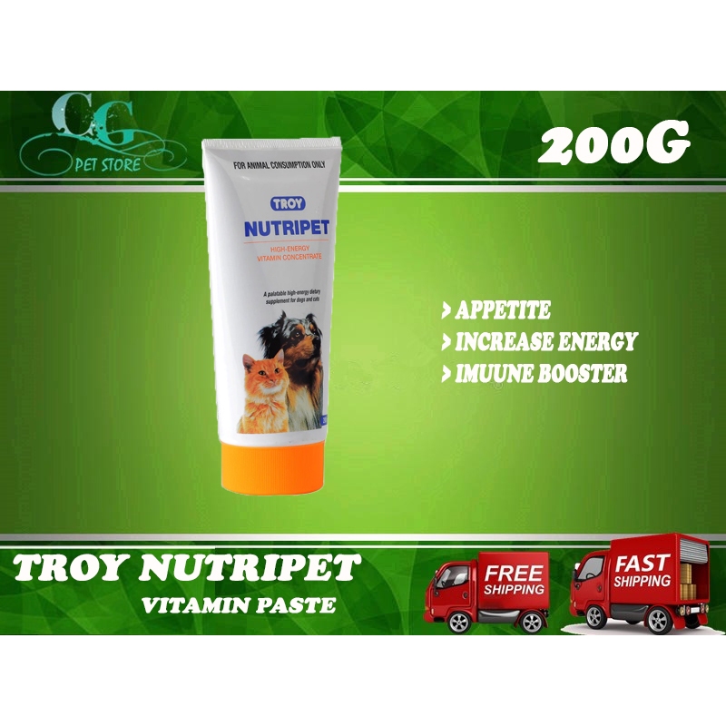 Troy Nutripet High-Energy Vitamin Concentrate Paste 200G (Dog&Cat) | Shopee Malaysia