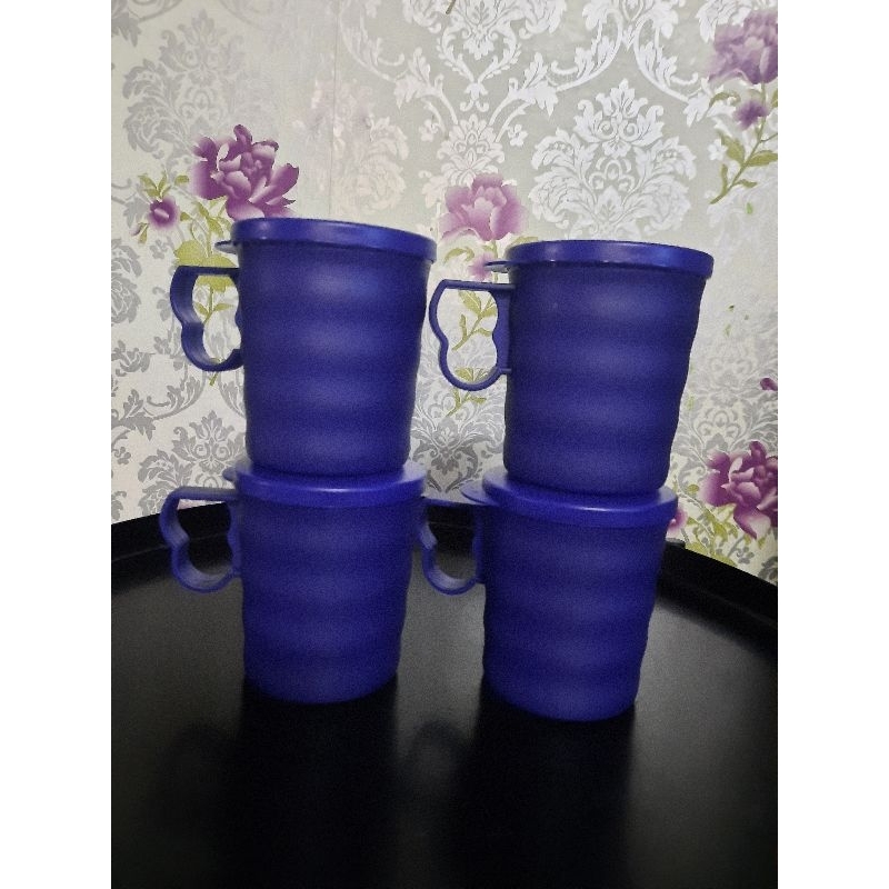 BLOSSOM MUG 400ml (Biru) | Shopee Malaysia