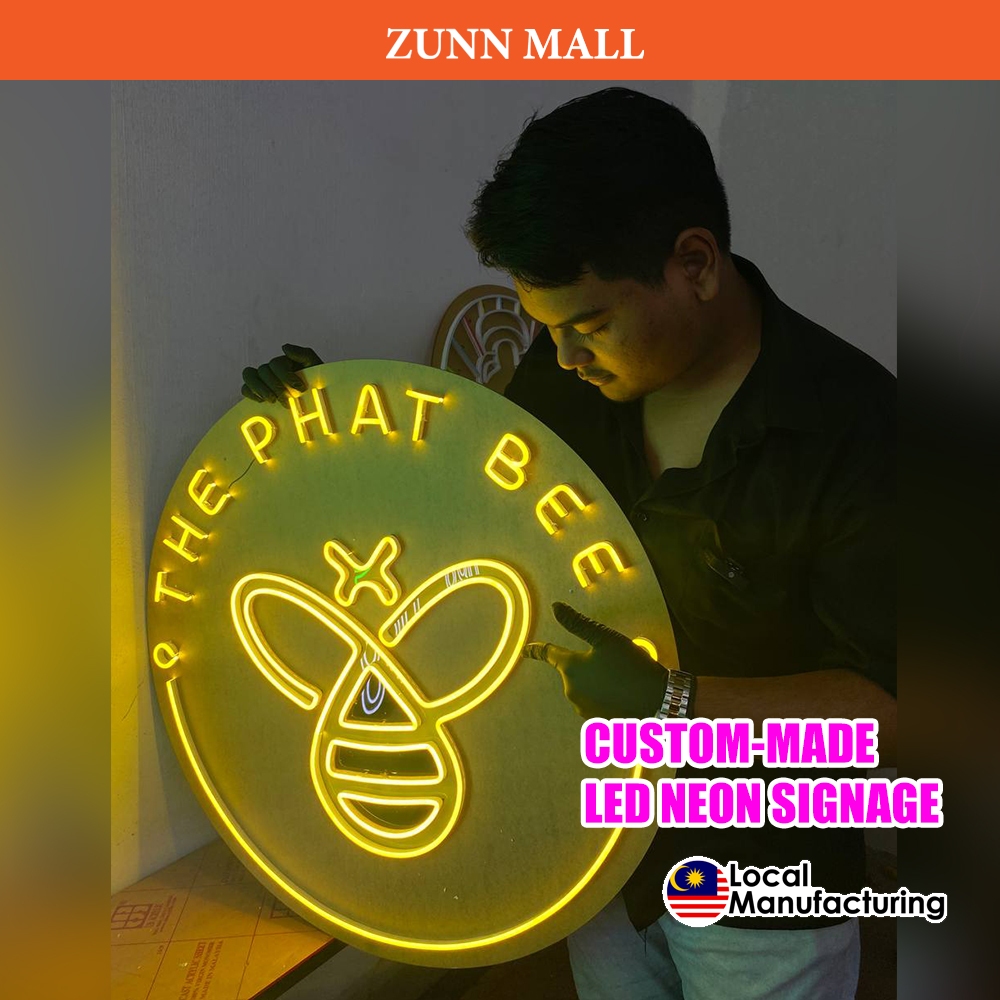 Custom Made LED Neon Sign / Lampu Neon Signage / Logo / Wordings ...