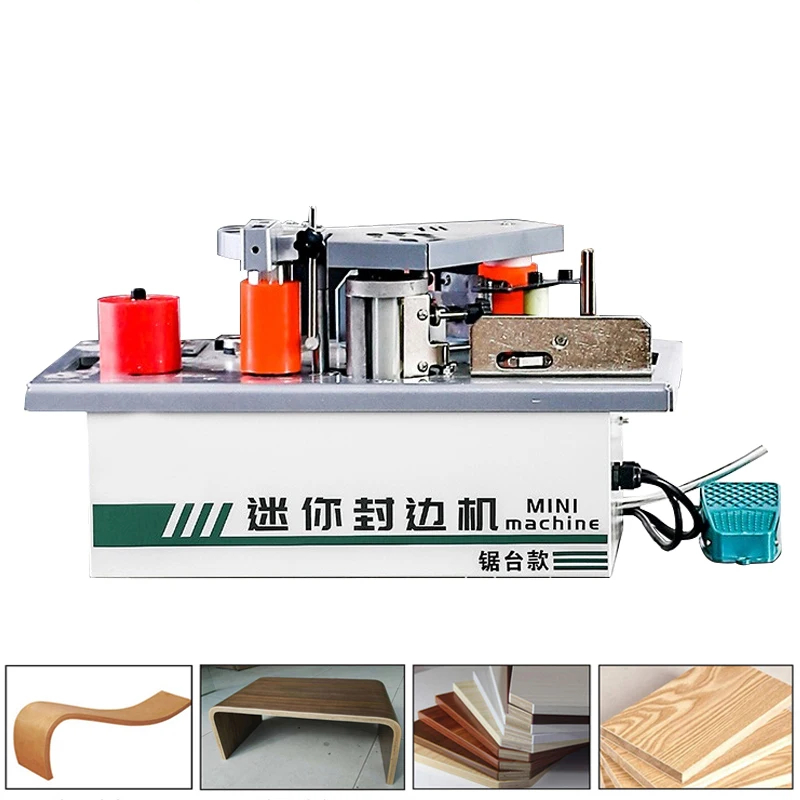 Wood Manual Edge Banding Machine PVC Portable Edge Bander Double Side ...