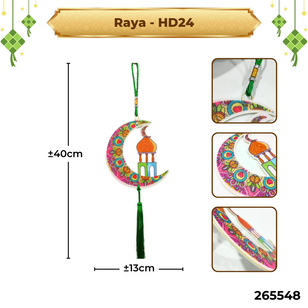 SUPERSAVE Hari Raya Wall Decoration Ceiling Glitter Hanging Deco Rumah ...
