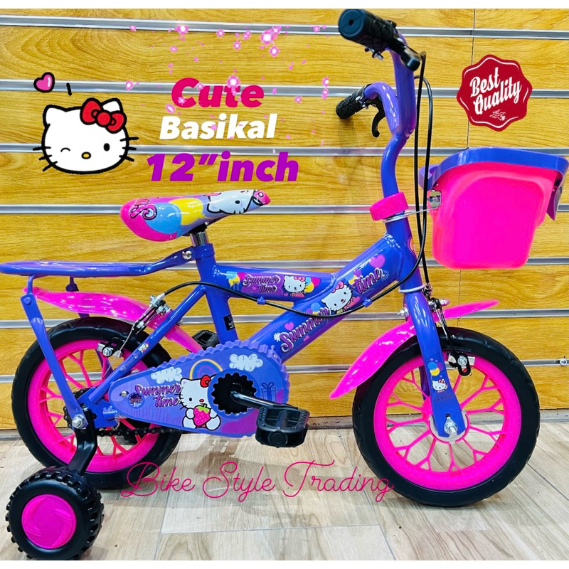 3-5 TAHUN BASIKAL BUDAK 12 INCH / BASIKAL BUDAK / 100% SIAP PASANG ...