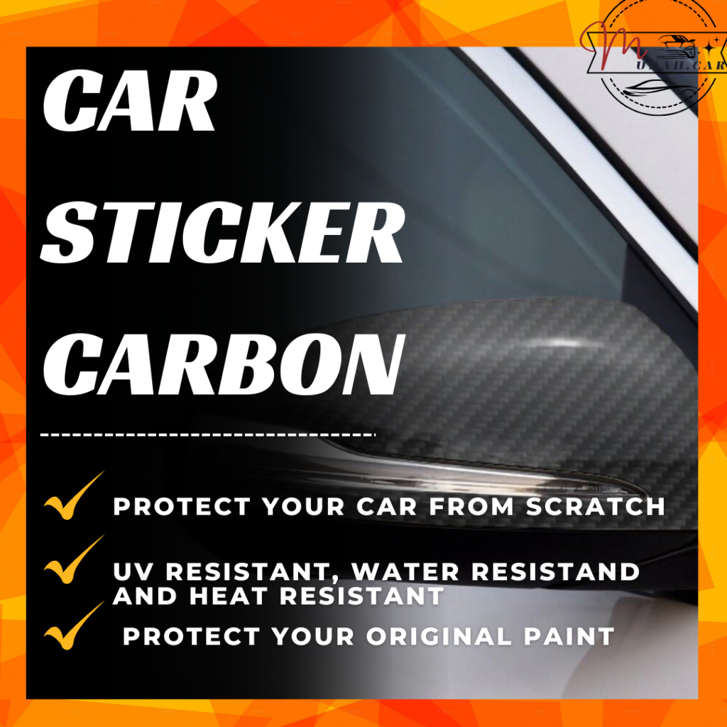 4D 3D Carbon Sticker /sticker kereta /High Glossy Shiny Carbon Fiber ...