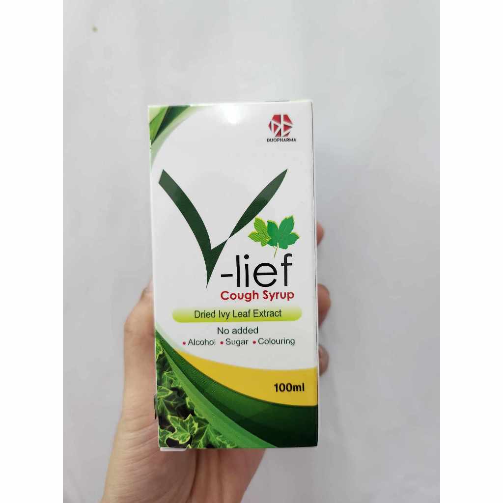 Ubat Batuk: V-lief Cough Syrup Dried Ivy Leaf Extract 100ml (exp: 8/ ...