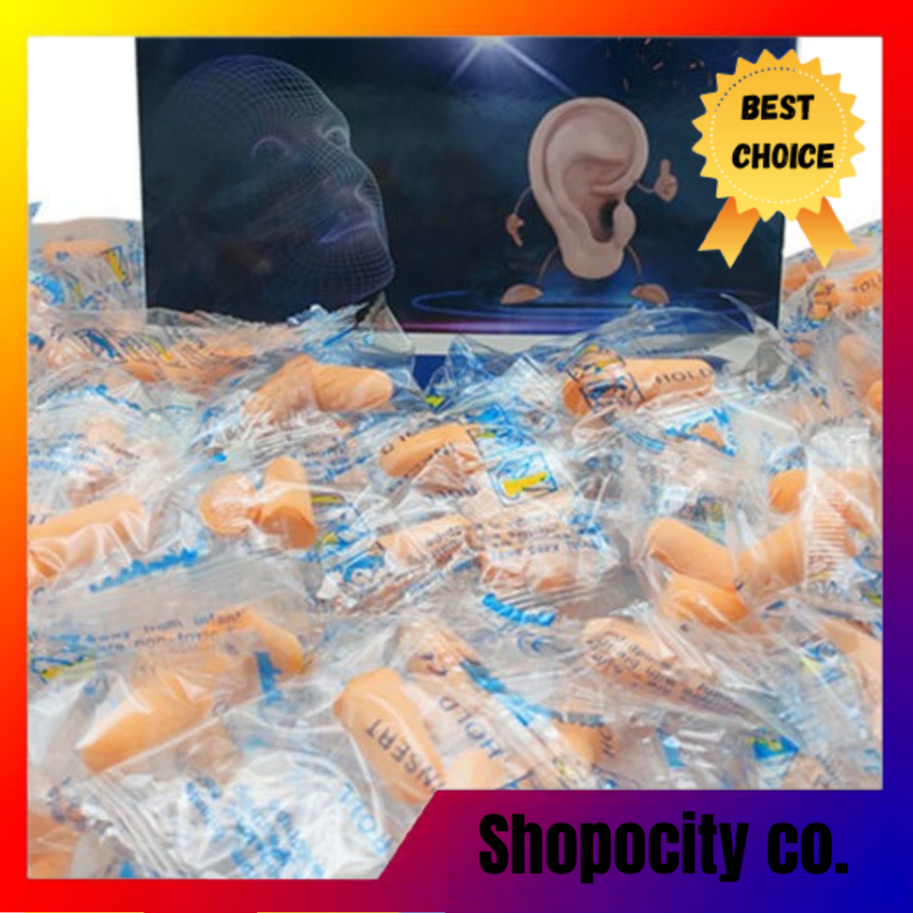 Ultra Soft 38dB Foam Ear plugs For Sleeping Anti-noise Earplugs CE ANSI ...