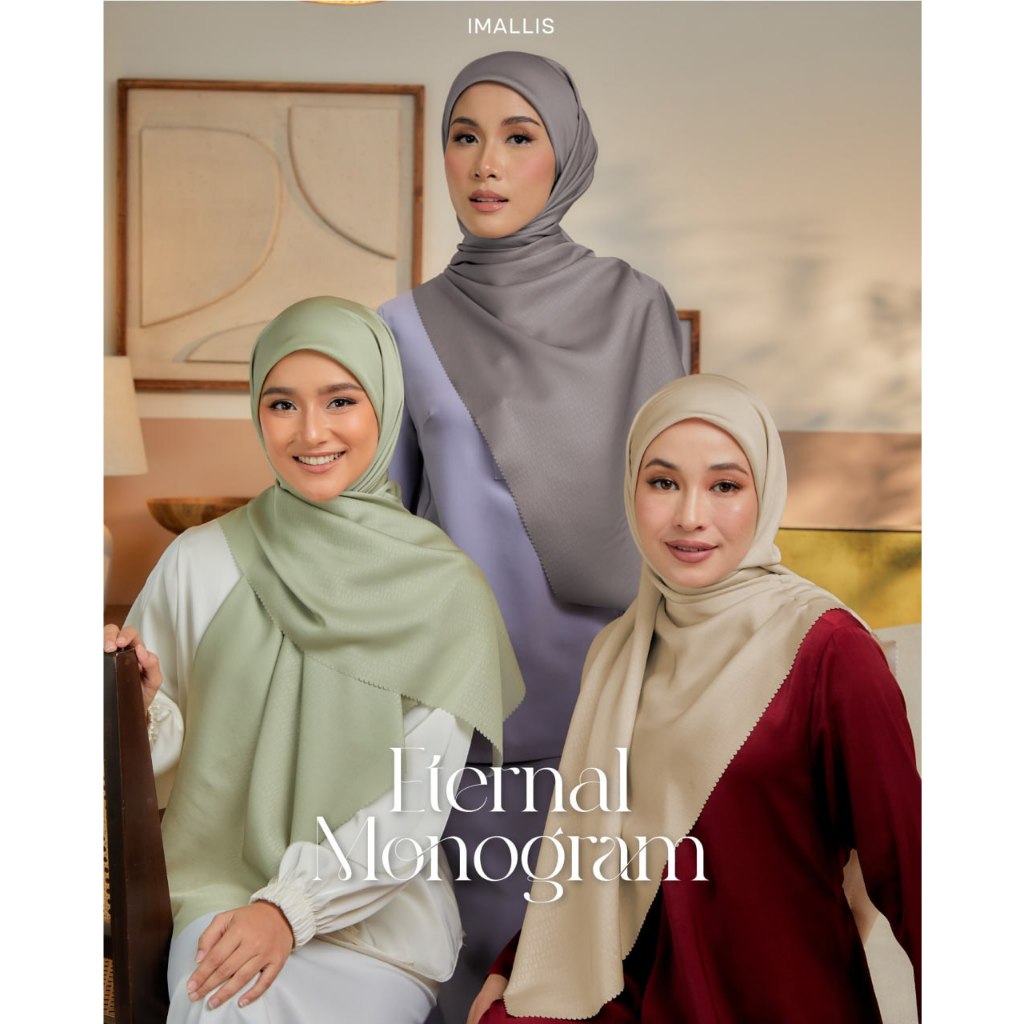 ETERNAL MONOGRAM | MONOGRAM BY IMALLIS | COTTON SILK | BAWAL SENANG ...