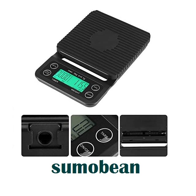 Electronic LCD Digital Perfect Timer Scale for Drip Coffee Weighing 3KG ...