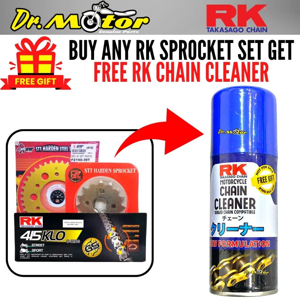 RK TAKASAGO Chain Cleaner 70ML FREE GIFT Spray Minyak Rantai Cuci ...