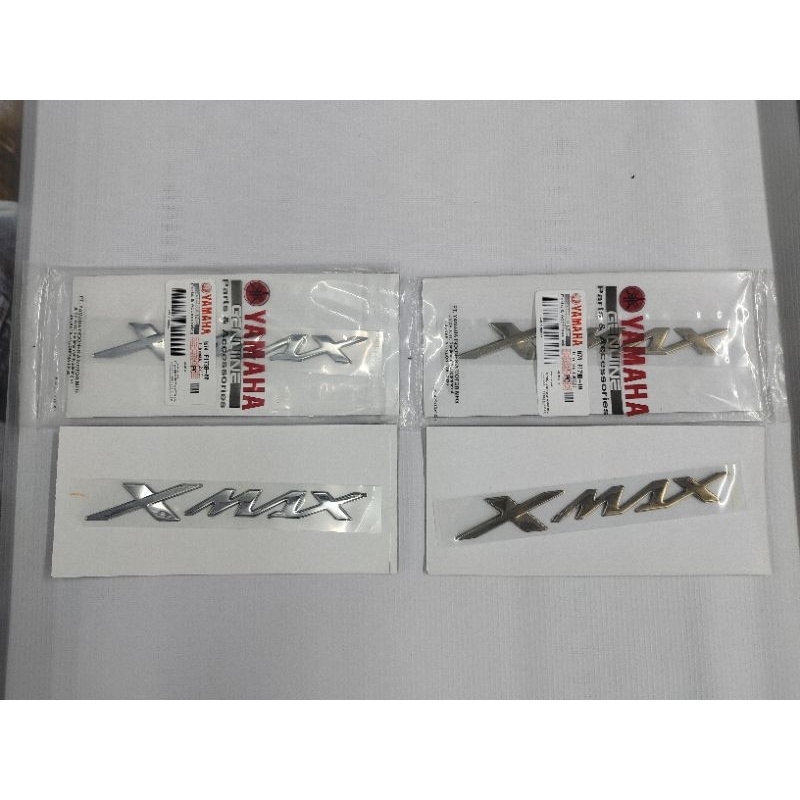 XMAX 3D EMBLEM SILVER/ GOLD ORIGINAL YAMAHA | Shopee Malaysia
