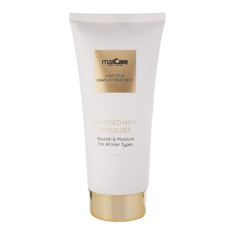 Maxcare leave in treatment Damaged hair rebuilder 200ml | Shopee Malaysia