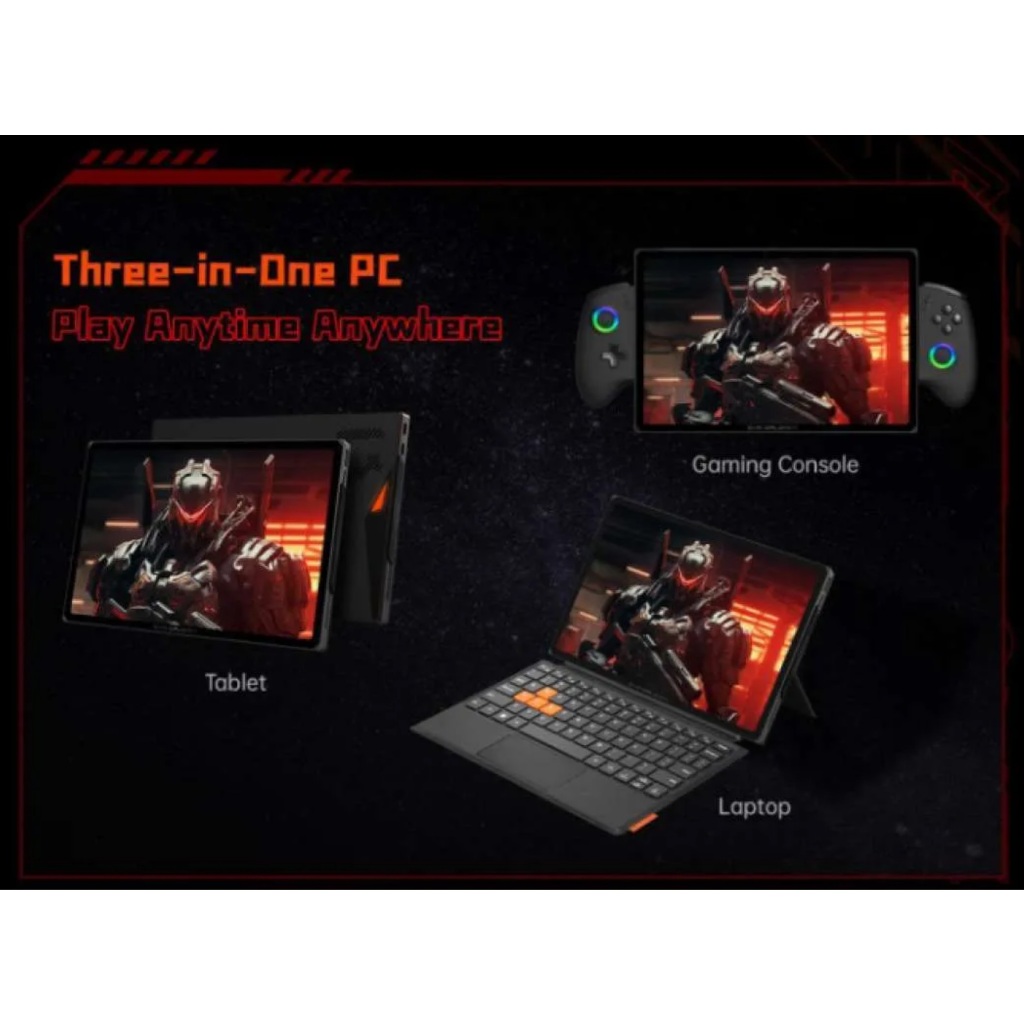 Onexplayer X1 3in1 10.95" 2.5K 120Hz 138%SRGB Intel Ultra 7 I7 64GB ...