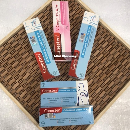 Canesten 1% V Cream 10g / Canesten Clotrimazole Cream 1% 5g or 10g or ...