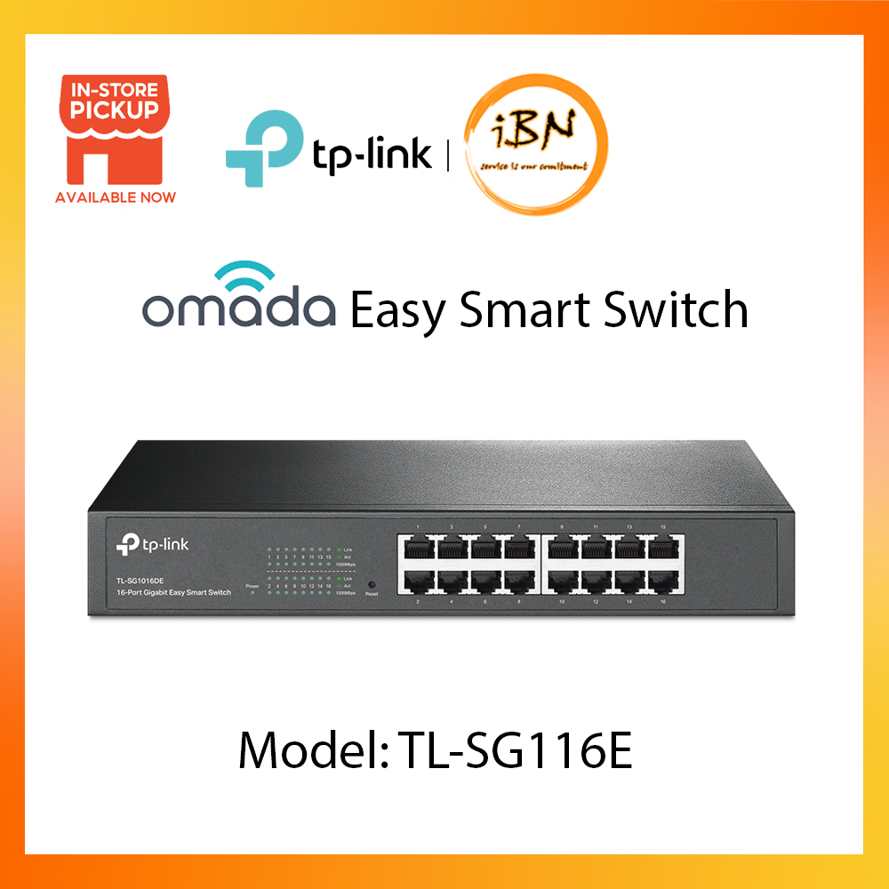 TP-Link TL-SG116E 16-Port Gigabit Unmanaged Pro Switch @ IBN | Shopee Malaysia