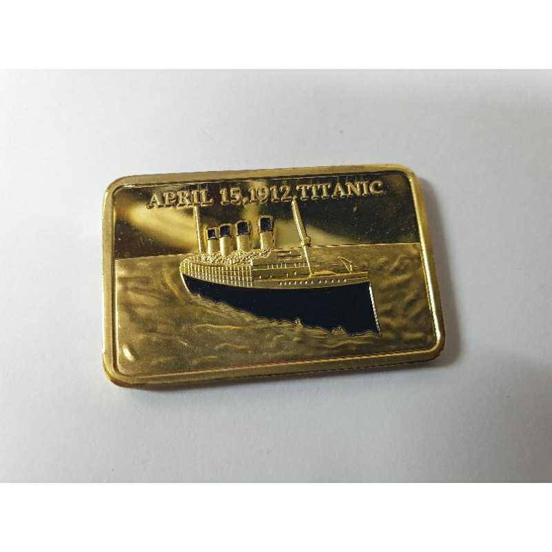 Vintage Titanic Gilded Commemorativesyiling Peringatan Shopee Malaysia