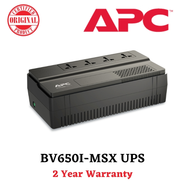 APC 650VA 230V EASY UPS BACKUP BATTERY BV650I-MSX | Shopee Malaysia