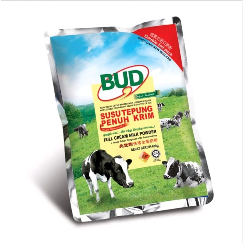 BUD Full Cream Milk Powder 650g（New Zealand） | Shopee Malaysia
