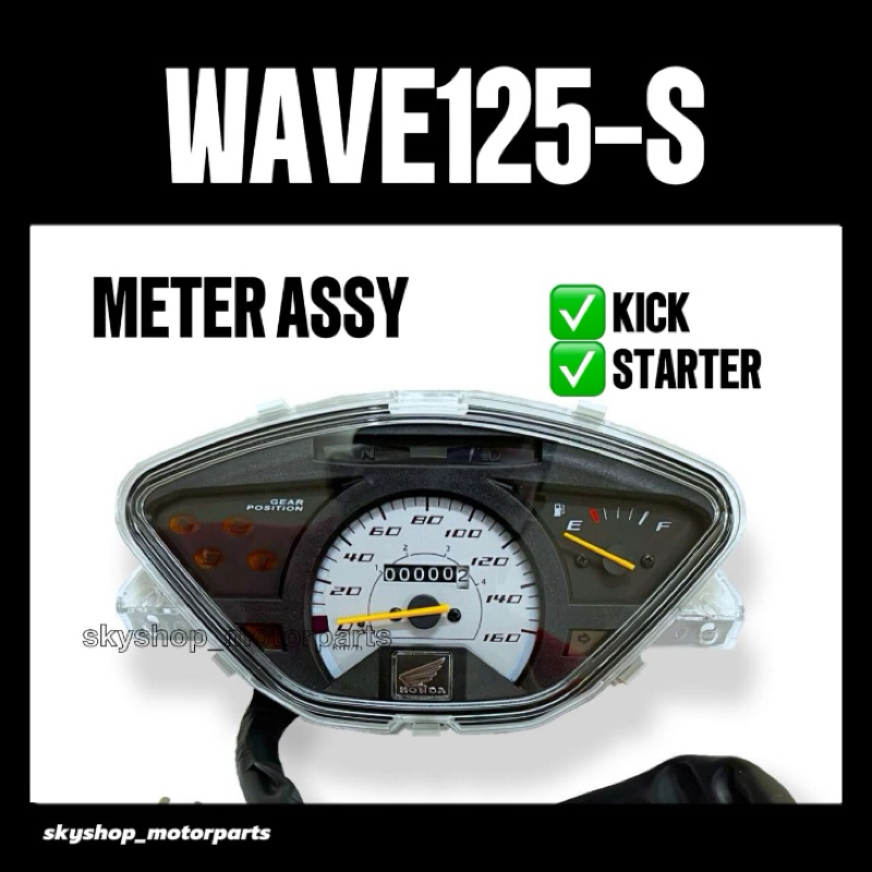 WAVE125-S METER ASSY // SPEEDOMETER HONDA W125S WAVE125 S WAVE 125 S ...