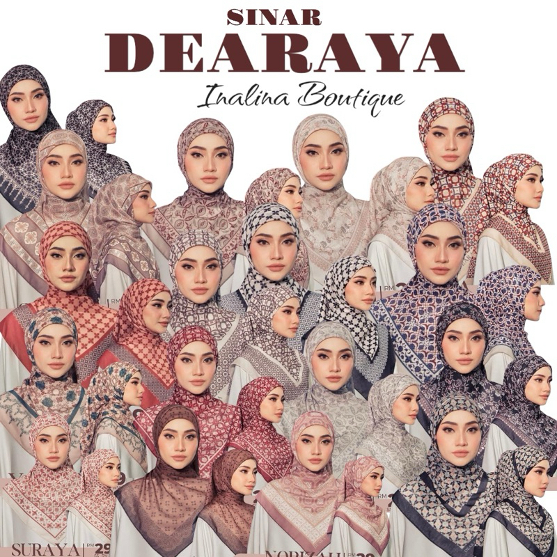 TUDUNG SINAR DEARAYA HOT SELLING READY STOCK | Shopee Malaysia