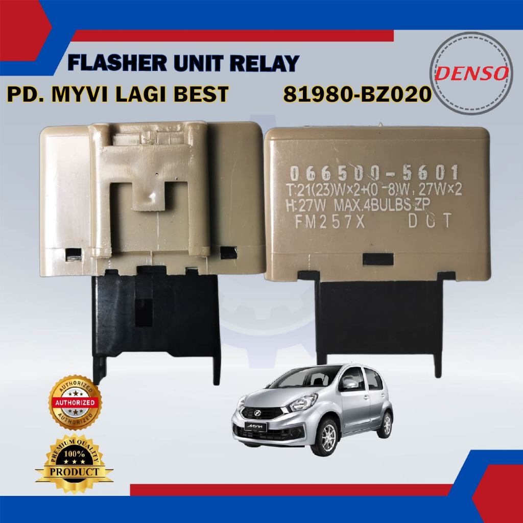 Flasher Unit Relay Signal-Perodua Myvi-Myvi Lagi Best-Viva-Alza-Denso ...