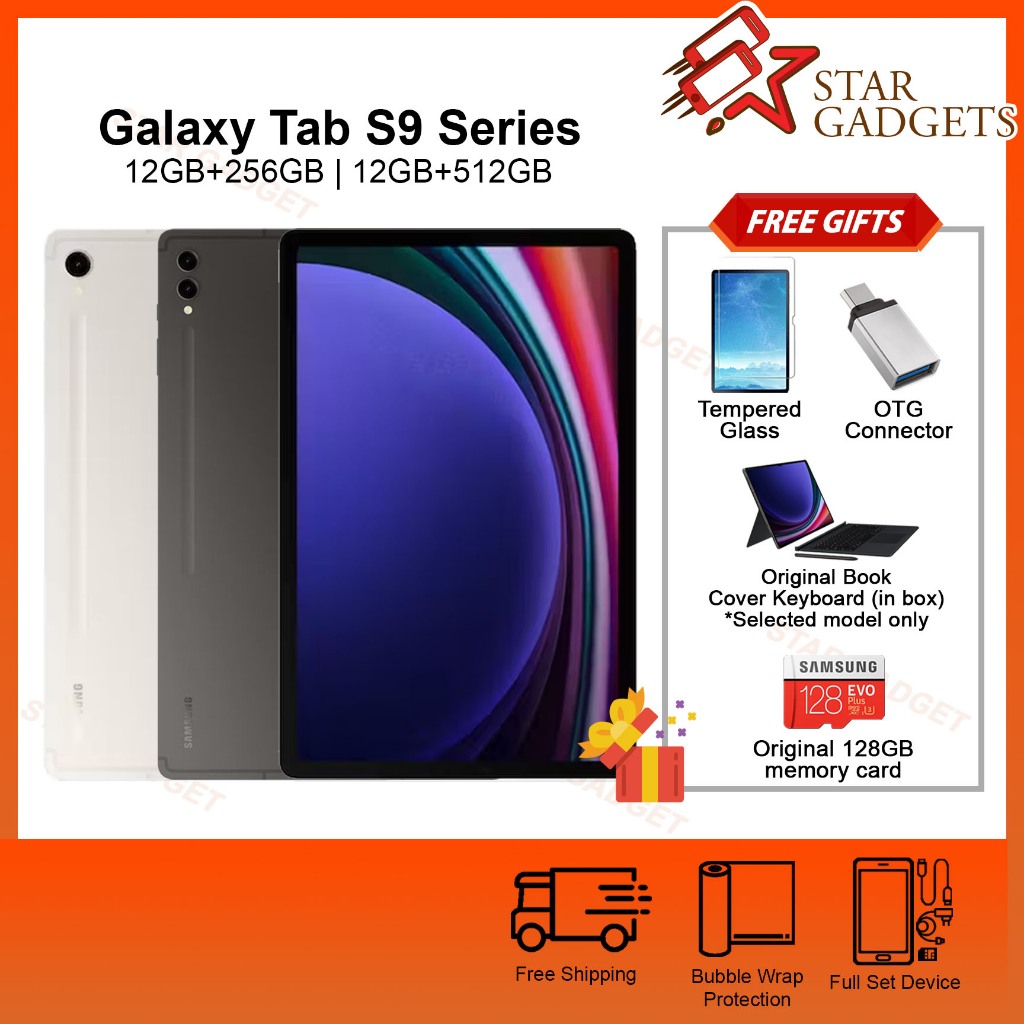 Samsung Galaxy Tab S9 / Tab S9+ / Tab S9 Ultra WiFi Version Tablet ...