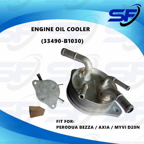 PERODUA BEZZA AXIA MYVI D20N ENGINE OIL COOLER 33490-B1030 | Shopee ...