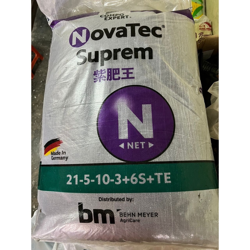 ( 10kg ) NovaTec Suprem 21:5:10:3:6S:TE Growth Fertilizer Baja Subur ...