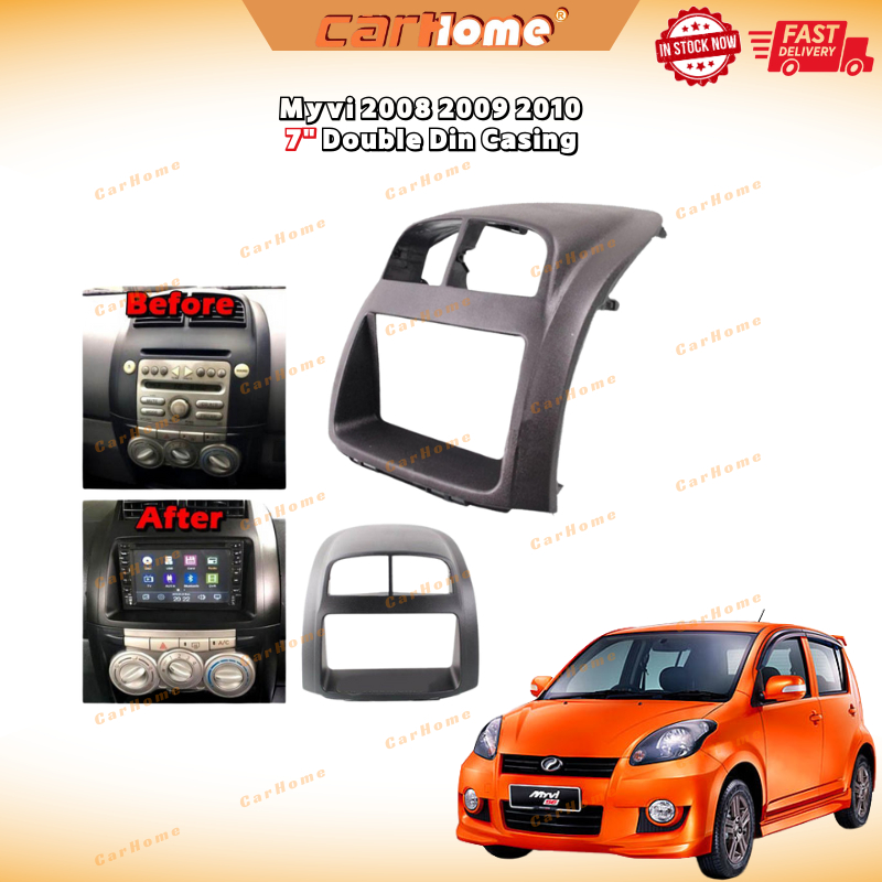 Perodua Myvi 08–13/Lagi Best/Toyota Interface Panel Player Double Din 7 ...