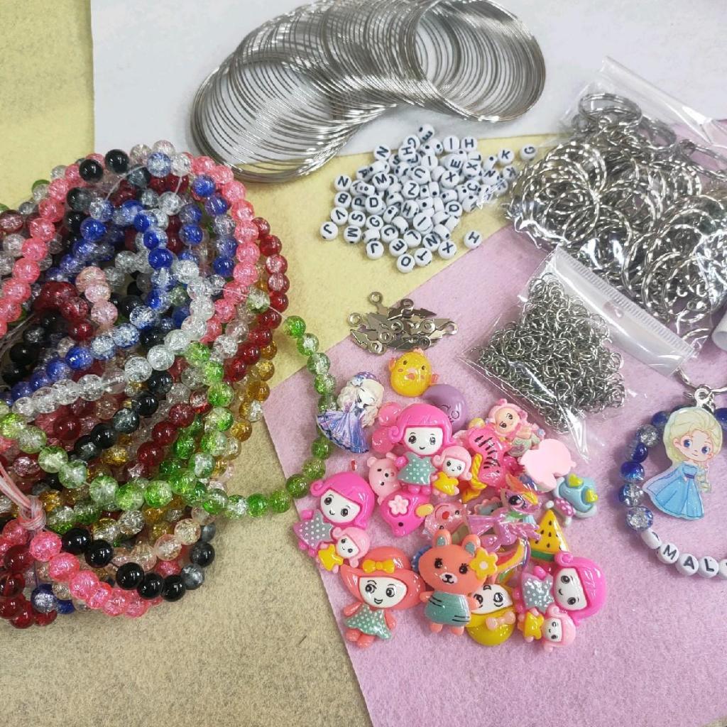 SET DIY KEYCHAIN MENGGUNAKAN MEMORY WIRE | Shopee Malaysia