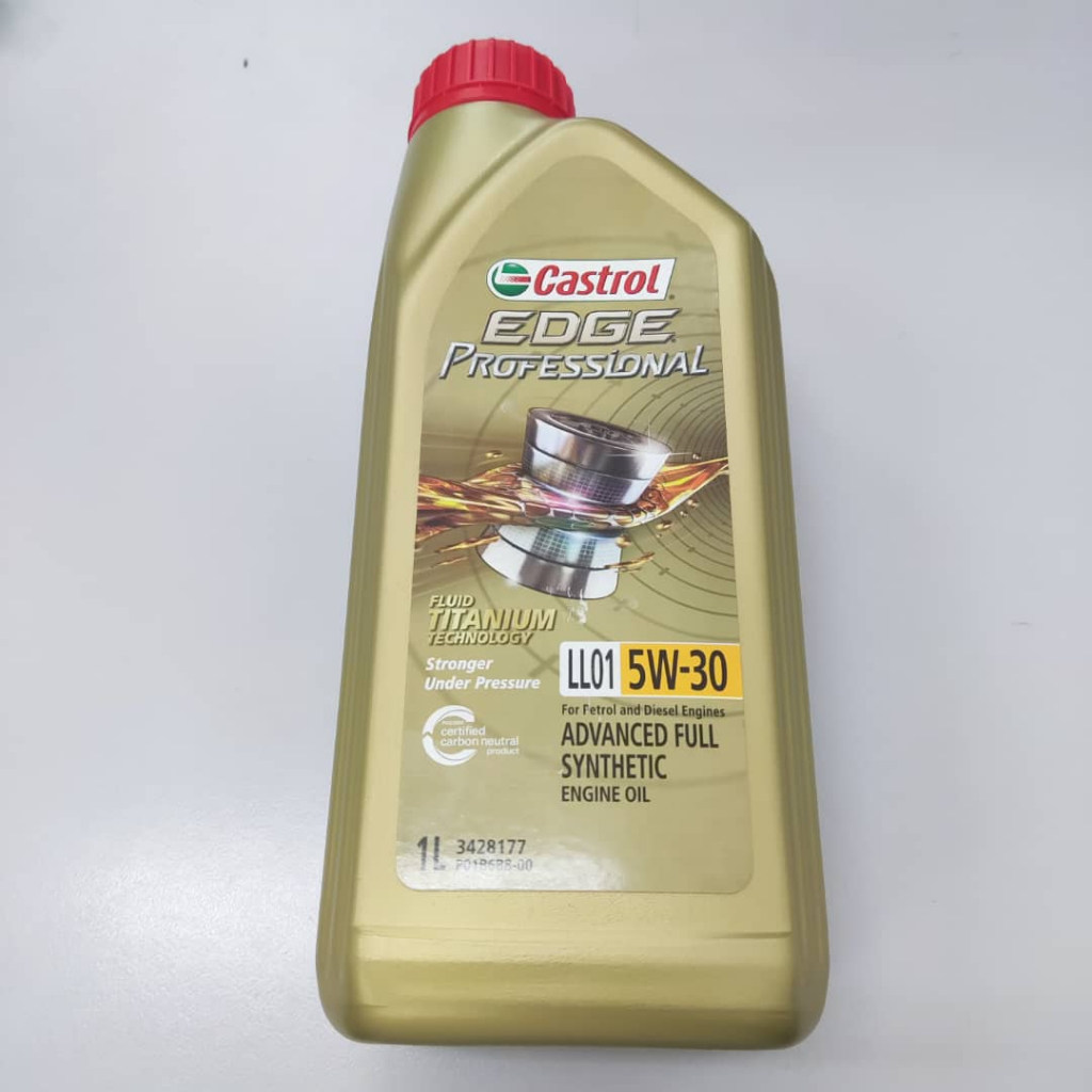100% ORIGINAL 1 LITER 5W-30 ENGINE OIL FULLY SYNTHETIC CASTROL EDGE ...