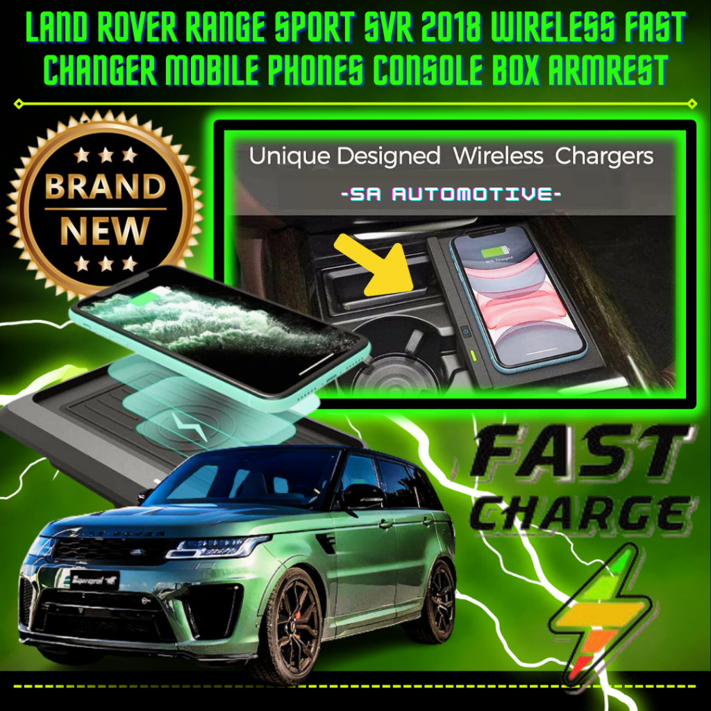 LAND ROVER RANGE SPORT SVR 2018 WIRELESS FAST CHANGER MOBILE PHONES ...