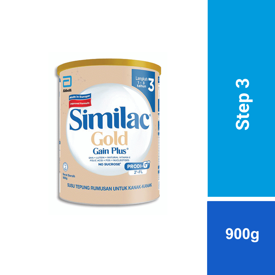Similac Gain Plus Gold (900g) | Shopee Malaysia