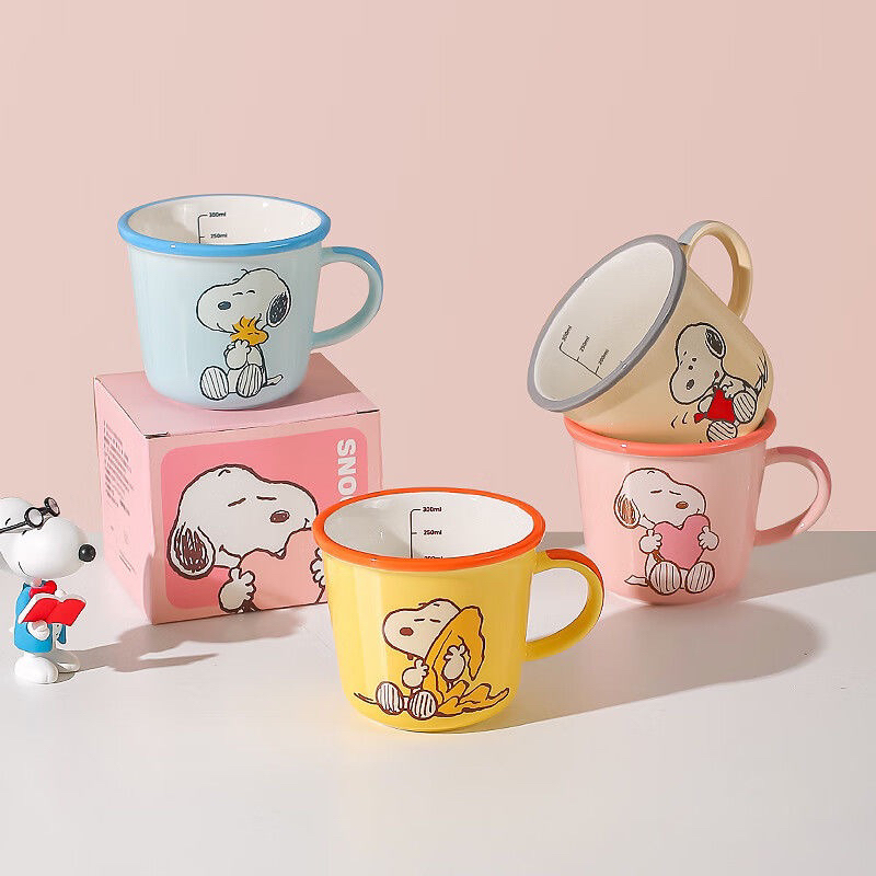 Snoopy Ceramic Mug Snoopy Ceramic Kid Mug 340ml 史努比陶瓷儿童水杯 340ml ...