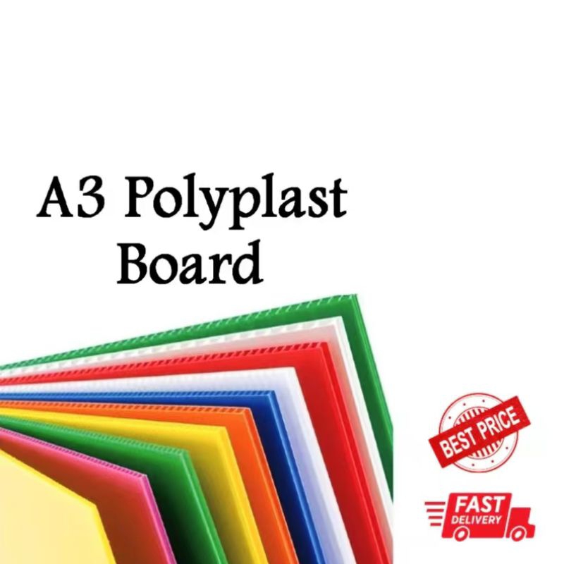 (10PCS) A3 Impra Board | PP Strawboard | Corrugated Plastic Sheet ...